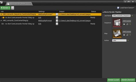 Unreal Engine High Quality Render Settings High Resolution Renders
