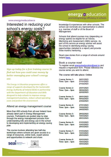 Energy In Education Promoting Energy Efficiency In Schools Course