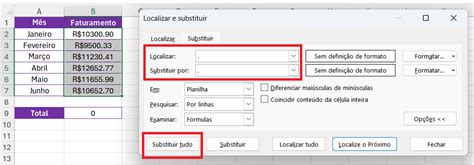 como substituir ponto por vírgula no excel excel easy