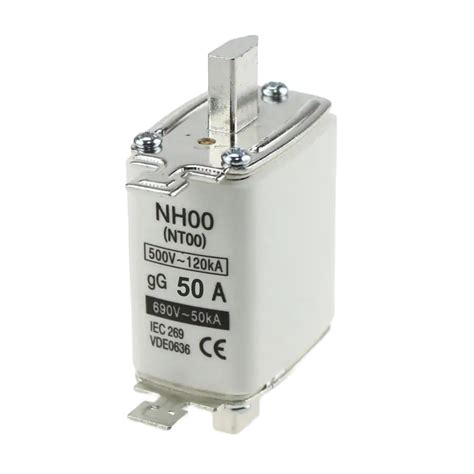 Fusivel Nh00 50a 500v 120ka Retardado On Eletrica Melhores Produtos