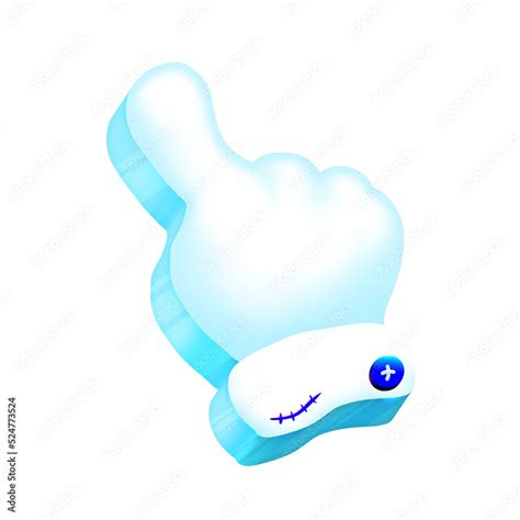 Hand Cursor Pointer Game Asset 2D Icon Transparent Background Stock Illustration Adobe Stock