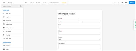 integrate your web forms with salesforce using 123formbuilder by loic