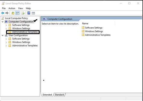 Computer Configuration Administrative Templates