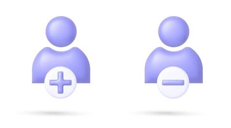 사용자 Ui 디자인 추가 그룹 채팅 또는 앱에서 사용자 추가 3d 스타일의 Vector Illustrationvector 프리미엄 벡터