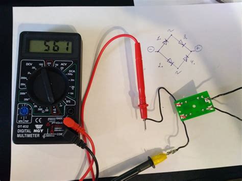 Проверяем диодный мост с помощью мультиметра Энергофиксик Дзен