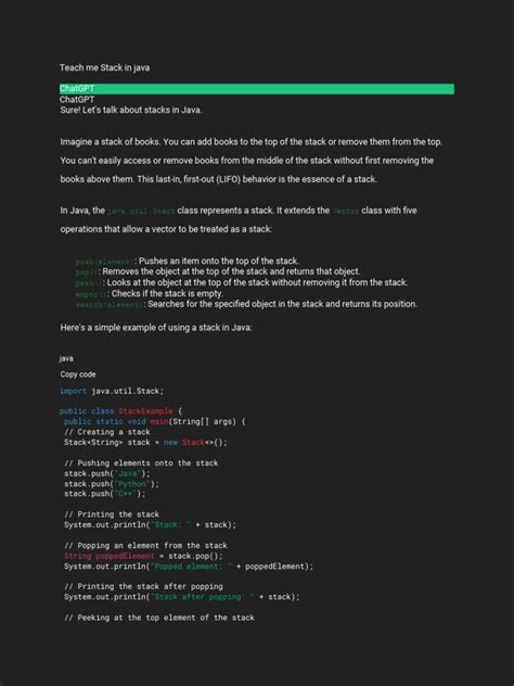 Stack In Java Pdf Object Oriented Programming Computer Engineering