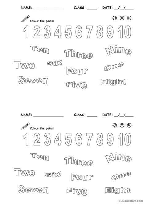 Numbers English Esl Worksheets Pdf And Doc