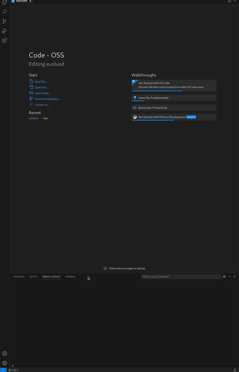 Visual Studio Code Is It Possible To Have A Vscode Panel On The Top