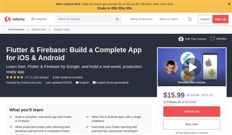 Best Flutter Courses Classes And Tutorials Online Venture Lessons