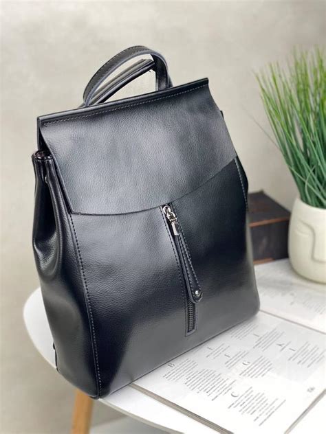 Шкіряний рюкзак — ціна 1699 грн у каталозі Рюкзаки Купити аксесуари за доступною ціною на Шафі