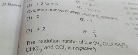 Oxidation Number Of Oxygen Atom In Filo