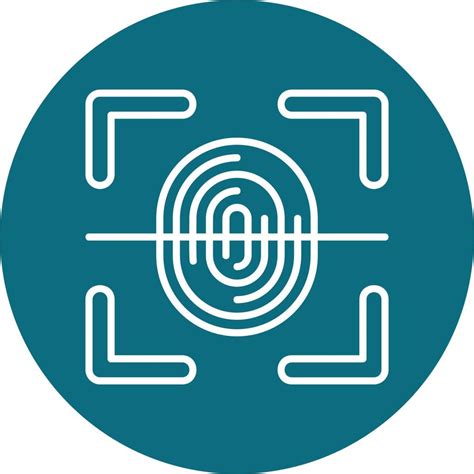 Fingerprint Scanner Vector Icon 21137597 Vector Art At Vecteezy