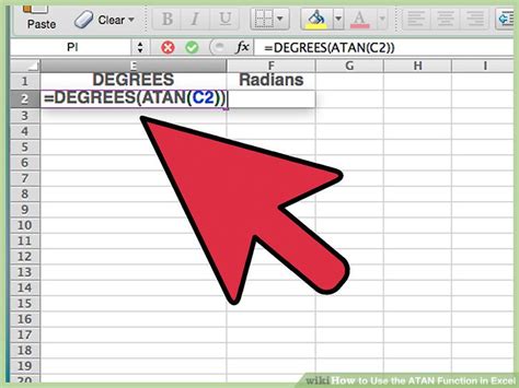 How To Use The ATAN Function In Excel With Pictures WikiHow