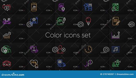 Set Of Cogwheel Blueprint Technical Algorithm And Washing Machine Line