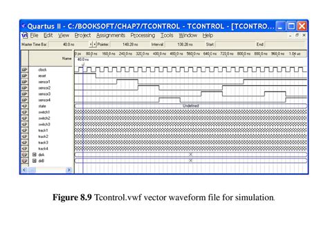 figure 8 1 track layout with input sensors and output switches and