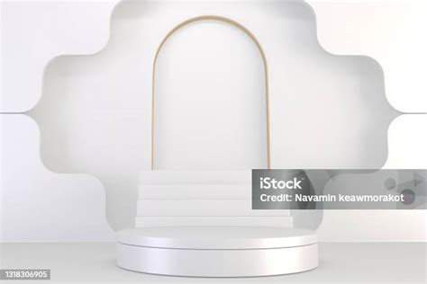 배경 화강암 흰색에 화장품 로마 연단 흰색 3d 렌더링 0명에 대한 스톡 사진 및 기타 이미지 0명 3차원 형태 개념 Istock