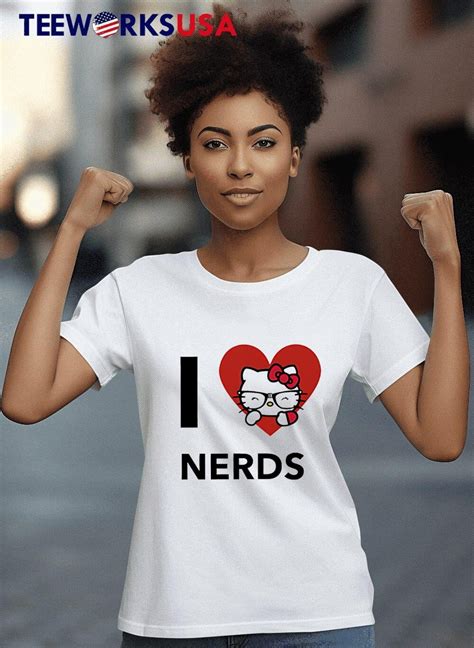 Hello Kitty I Love Nerds Logo Image Via We Heart It