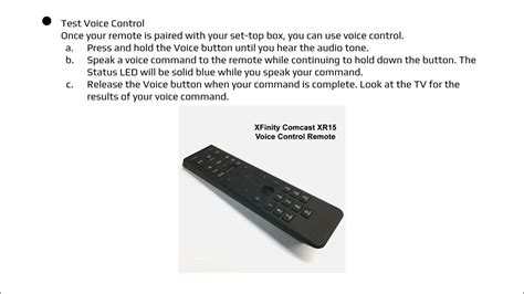 How To Activate And Pair Xfinity Xr15 Voice Remote Control Youtube