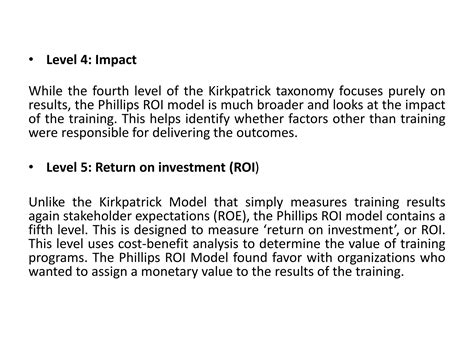 Training Evaluation Model Pptx