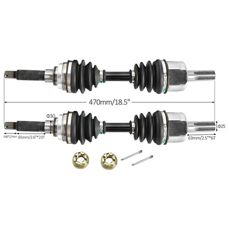 Atv Front Rear Drive Cv Axle Kit Swing Arm Suspension Golf Cart Kart