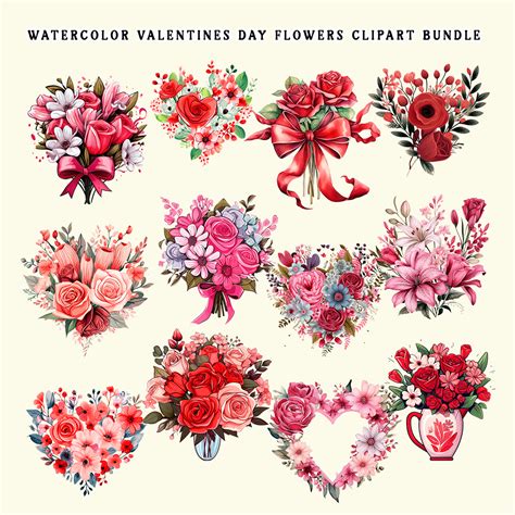 Valentines Day Flowers Clipart 5781381 Clipart Library