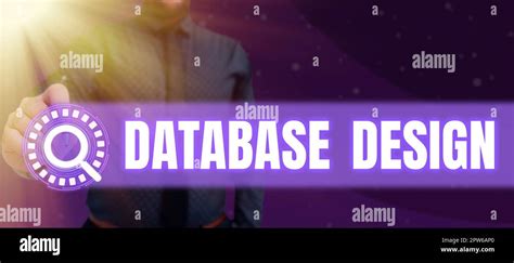 Text Caption Presenting Database Design Business Overview Organisation Of Data According To A