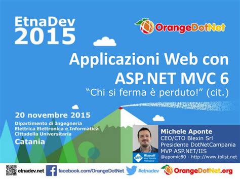 Applicazioni Web Con Aspnet Mvc 6 Ppt