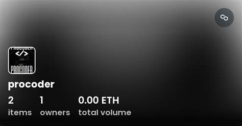 Procoder Collection Opensea