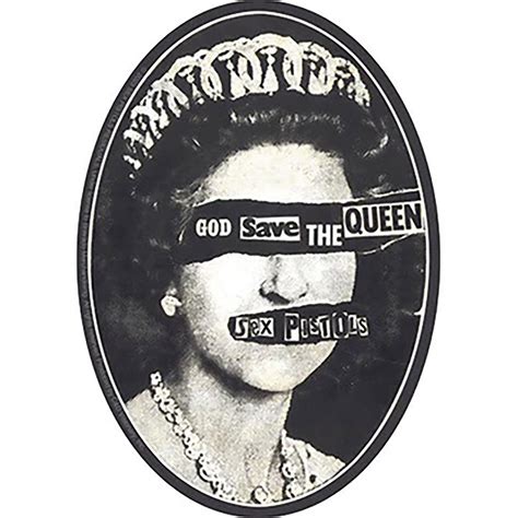 Sex Pistols God Save The Queen Sticker 445742 Rockabilia Merch Store