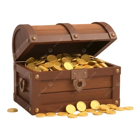 금화가 넘치는 가슴 보물 가슴 보물 금 Png 일러스트 및 이미지 에 대한 무료 다운로드 Pngtree