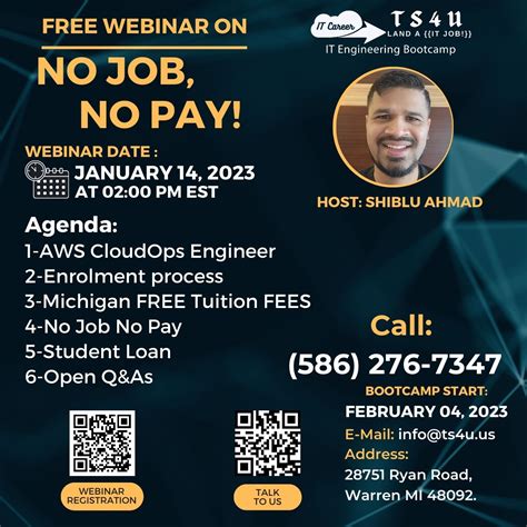 Ts4u Starts Aws Cloudops Engineering Bootcamp With No Job No Pay