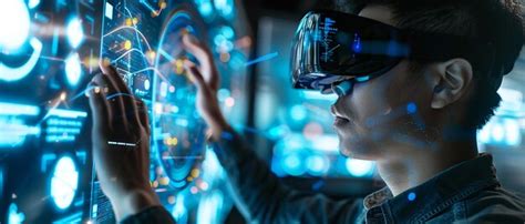 Augmented Reality Developer Creating Interactive Experiences Premium