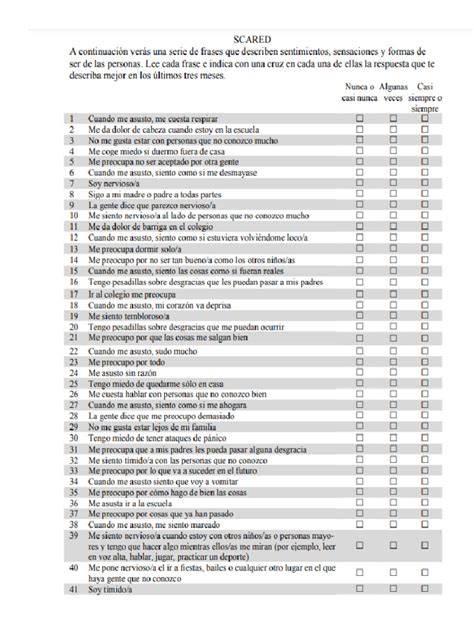 scared pdf