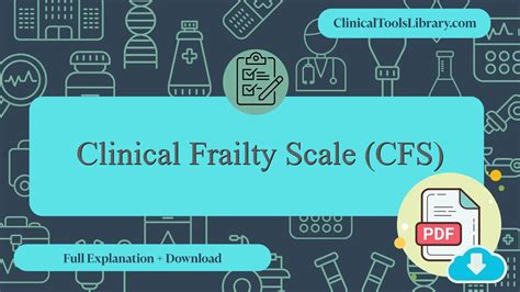 Clinical Frailty Scale Cfs Complete Explanation Pdf