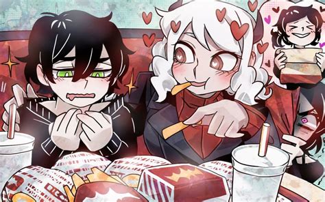 Modeus Ashley Graves And Andrew Graves Helltaker And 2 More Drawn