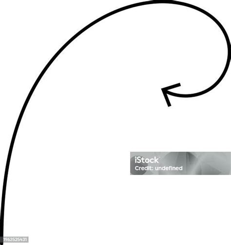 흰색 배경에 검은 손으로 그린 화살표입니다 곡선 화살표 아이콘입니다 화살표 커서 아이콘 벡터 포인터 모음입니다 뒤로 앞으로 다음 이전 기호 곡선에 대한 스톡 벡터 아트 및