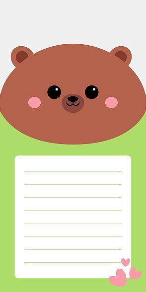 플래너 귀여운 만화 카와이 곰 캐릭터로 목록을 작성합니다 노트북 일정 플래너 체크리스트 카드 및 기타 문구류 메모장 시트용 템플릿입니다 플랫 디자인 분홍색 배경입니다 0명에