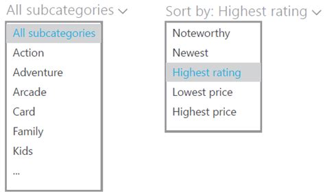 Drop Down Selection Control Windows 8 Metro Xaml Stack Overflow