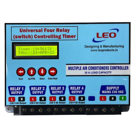 Channel Timer Programmable Electronic Timer Switch Leo India Products