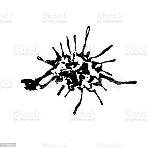 잉크 벡터 브러시 스트로크와 벡터 일러스트입니다 그런 지 손으로 그려진 수채화 질감 텍스트를 위한 공간입니다 0명에 대한 스톡 벡터 아트 및 기타 이미지 Istock
