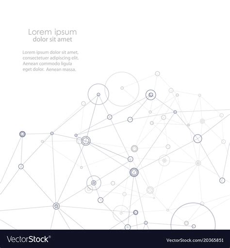 Abstract Connection Structure Science Royalty Free Vector