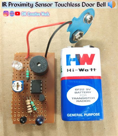 Ir Proximity Sensor Touchless Door Bell Artofit