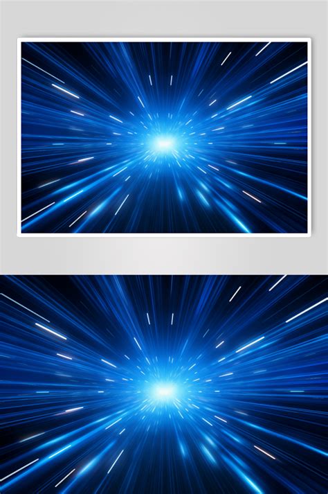 Ai数字艺术光速速度感科技风背景图