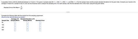 solved a population that is uniformly distributed between a