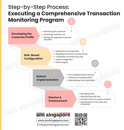 step by step process executing a comprehensive transaction monitoring