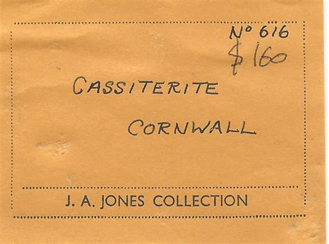 Cassiterite Mineral Specimen For Sale