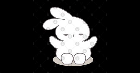 Cute Bunny Rabbit What Ever Kawaii Art Sticker Teepublic