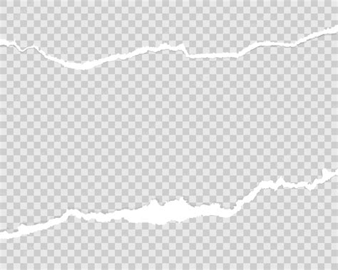 찢어진 종이 스트립 프리미엄 벡터