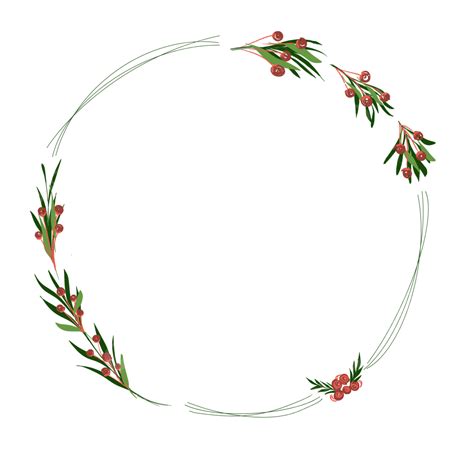 손으로 그린 화환 녹색 잎 화환 나뭇잎 초록 Png 일러스트 및 Psd 이미지 무료 다운로드 Pngtree