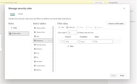 Row Level Security In Microsoft Fabric Update No Need For Tabular Editor Downhill Data